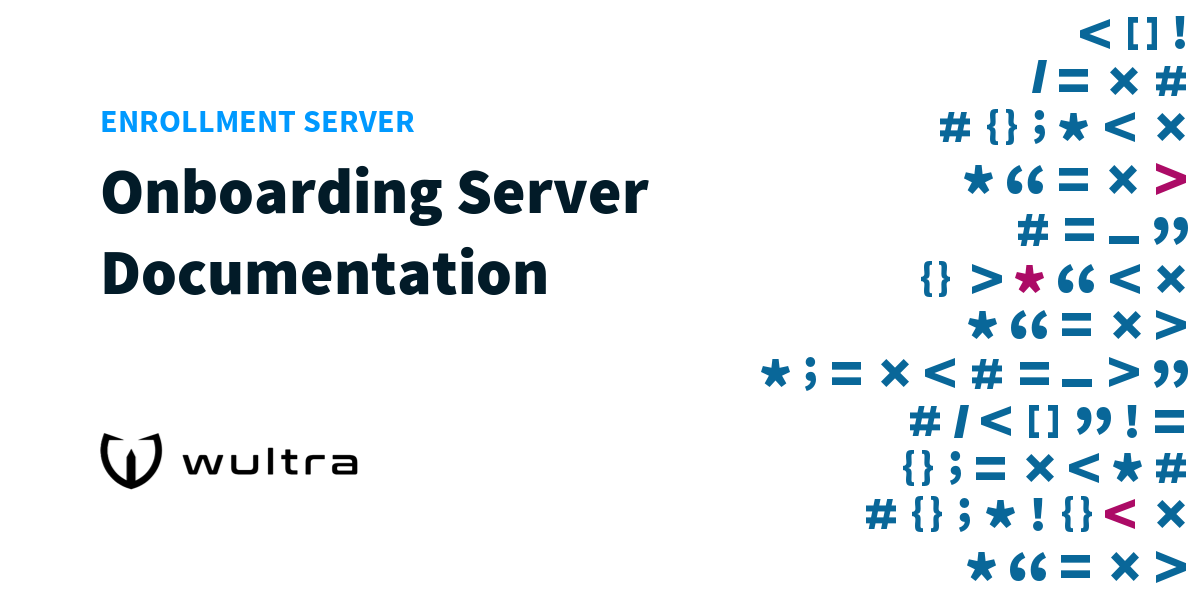 Onboarding Server Documentation | Wultra Developer Portal