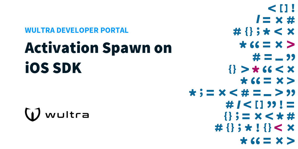 Activation Spawn on iOS SDK | Wultra Developer Portal