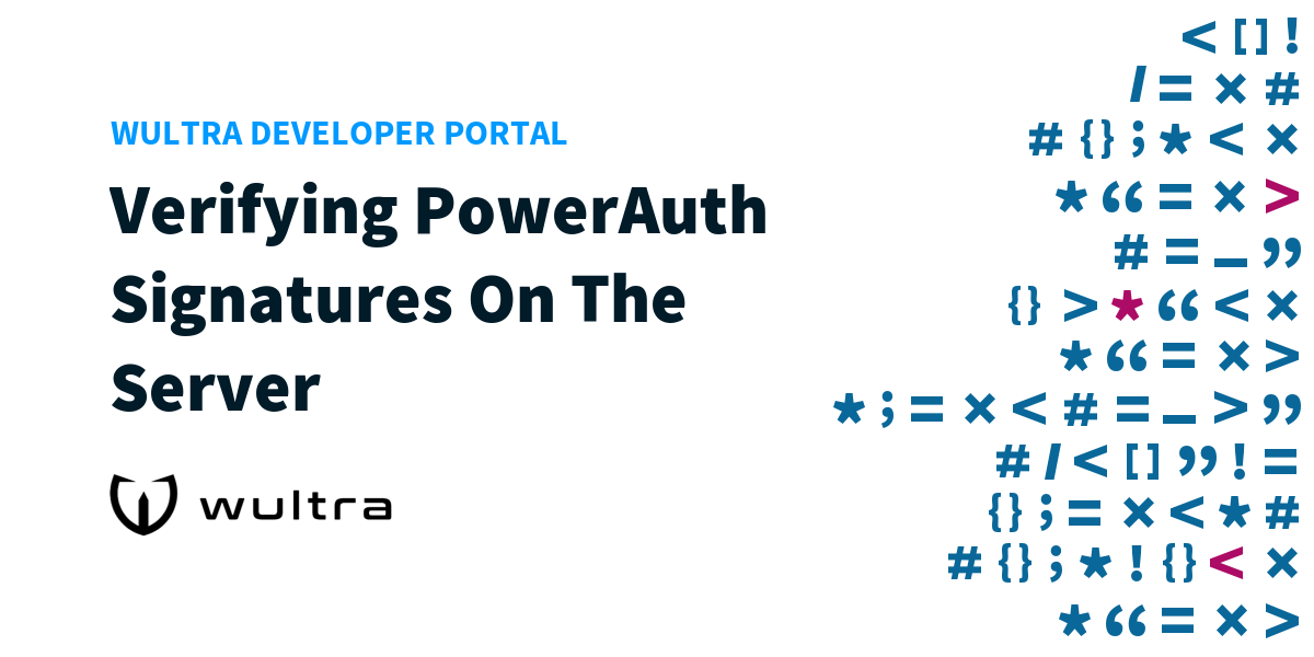 Verifying Powerauth Signatures On The Server Wultra Developer Portal